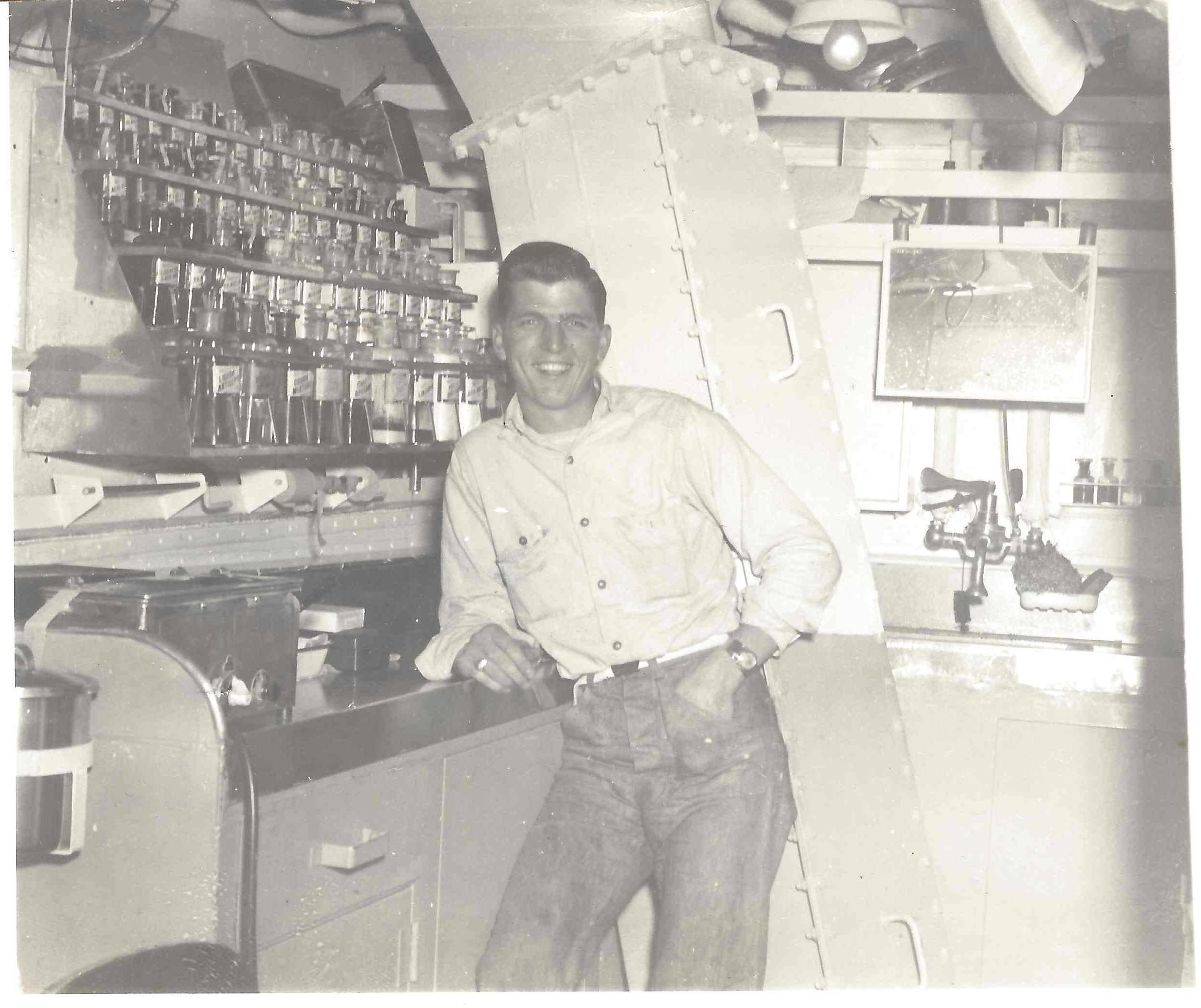 Covering the war, journalist saw father as a young man