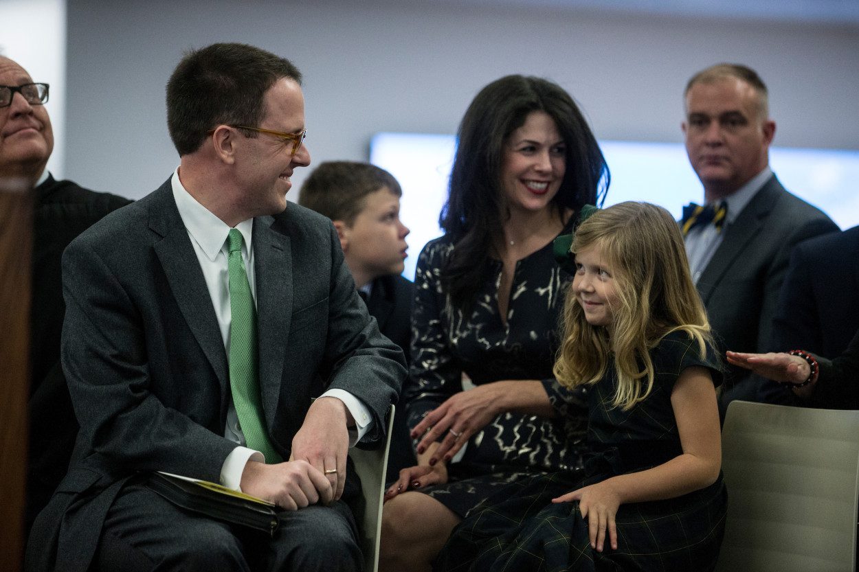 Small steps, big job: G.T. Bynum's first day in office