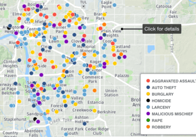 Interactive map: What does a week of crime in Tulsa look like?