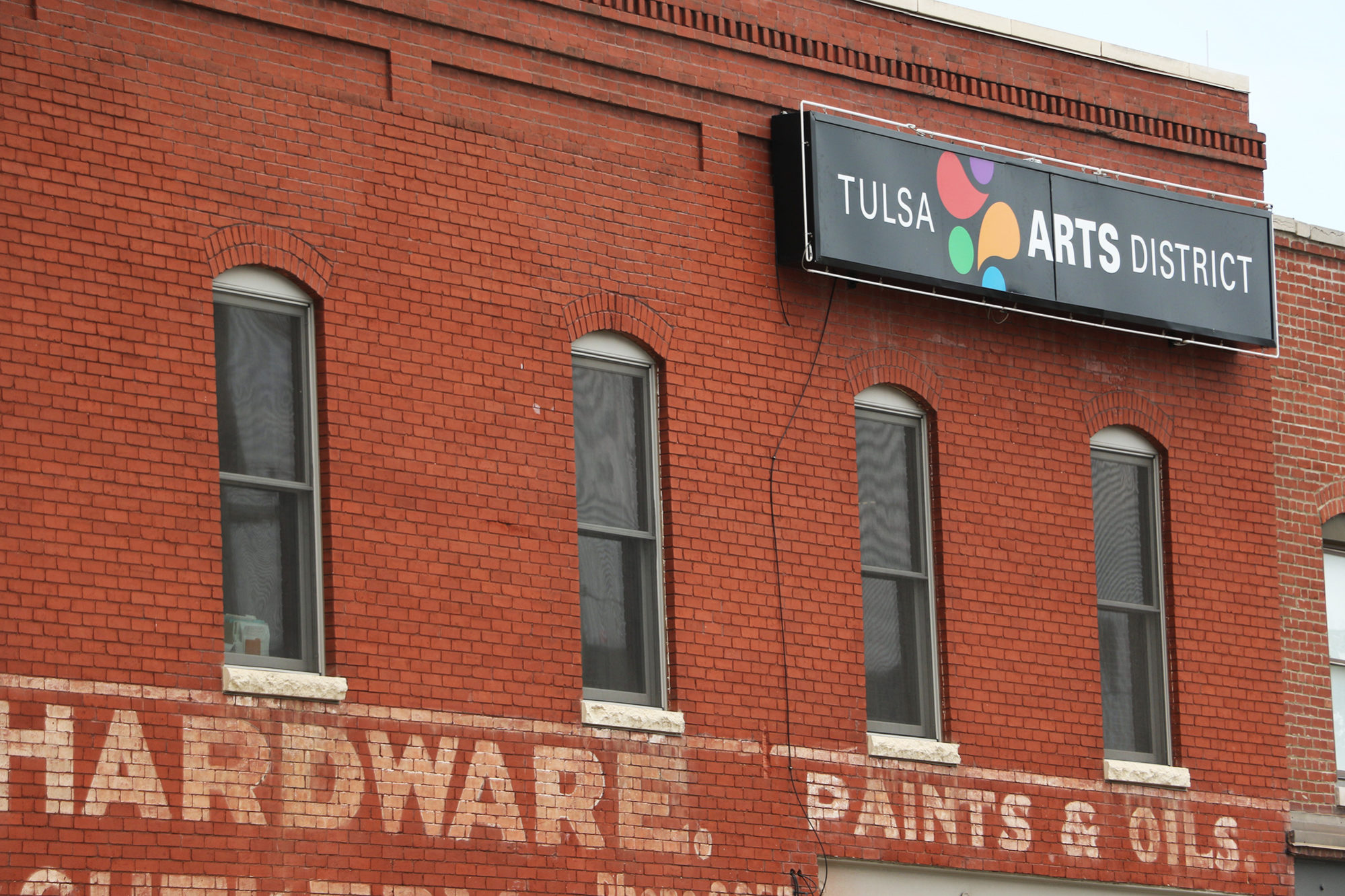 tulsa arts sign - The Frontier
