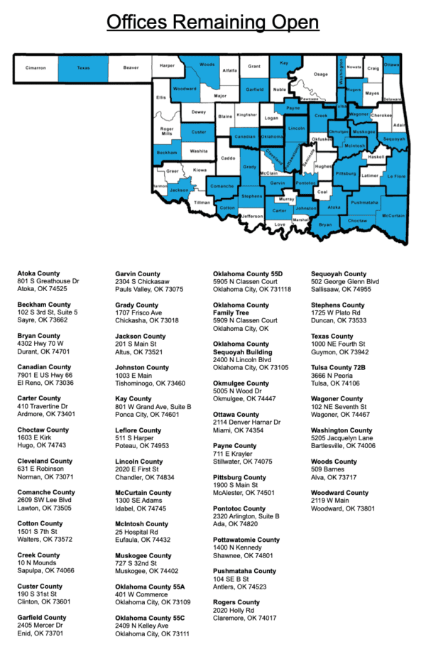 Budget cuts have reduced access to social services in some of Oklahoma ...