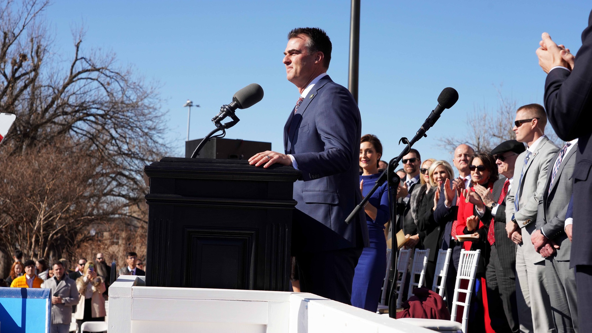 We fact-checked Gov. Kevin Stitt’s inaugural address